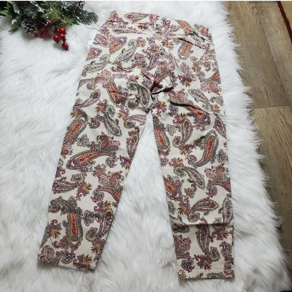 Jockey | Pants & Jumpsuits | Jockey Paisley Capri Pants | Poshmark